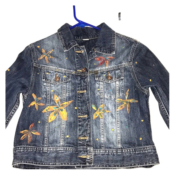 Jackets & Coats | Custom Hand Painted Denim Jacket | Poshmark
